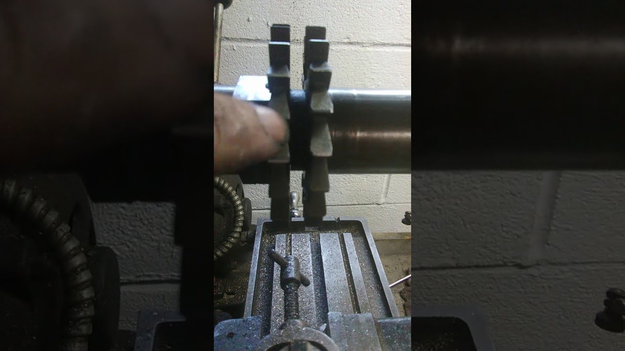 Atlas milling machine set up spacers - YouTube