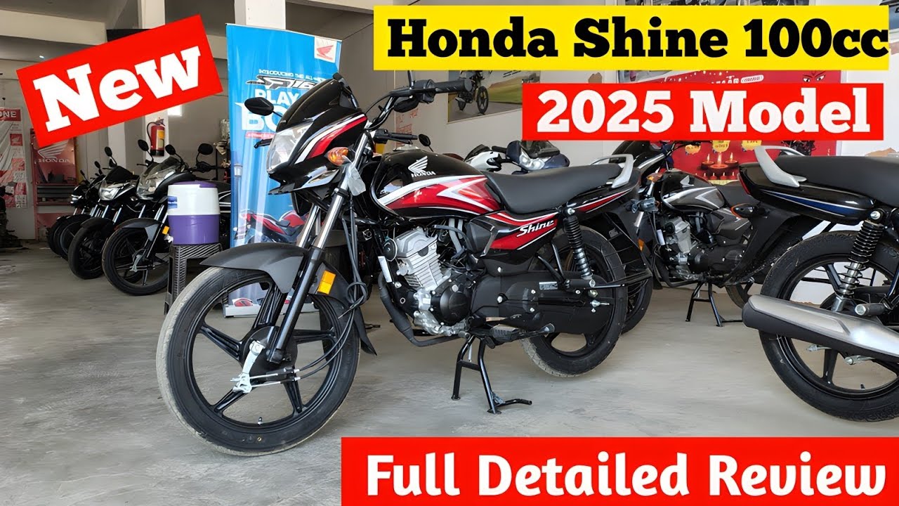 Honda Shine 100cc 2025 Model ️ ️|Full Detailed Review|Price|Engine|On ...