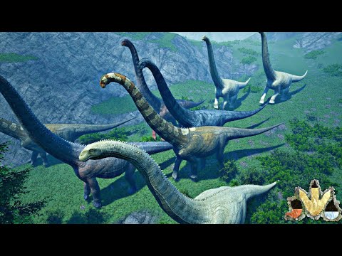 The Isle #130 - Manada de Puertasaurus, Grandes Sauropodes ...