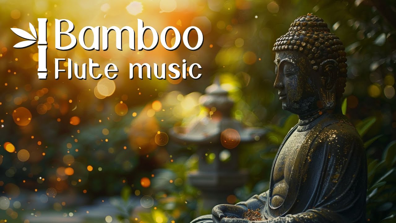 Zen Garden Melodies ♫ Bamboo Flute Calming Zen Music 》Soothing ...
