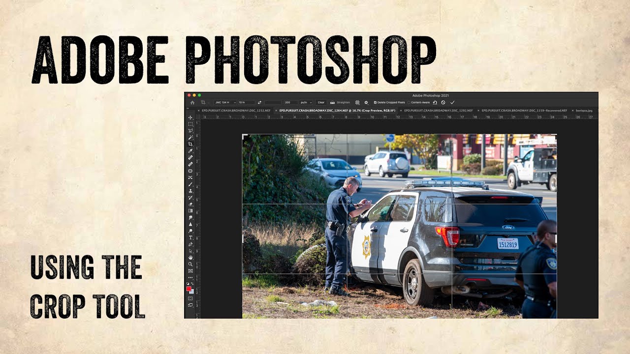 USING THE CROP TOOL - YouTube