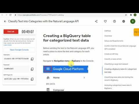 Classify Text into Categories with the Natural Language API | GSP063 - YouTube