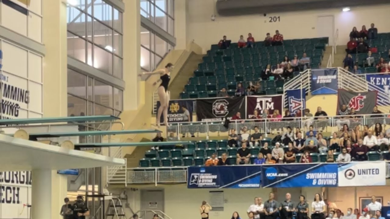 Anne Fowler's Stunning 105B Dive | Women's NCAA Championships 2022 ...