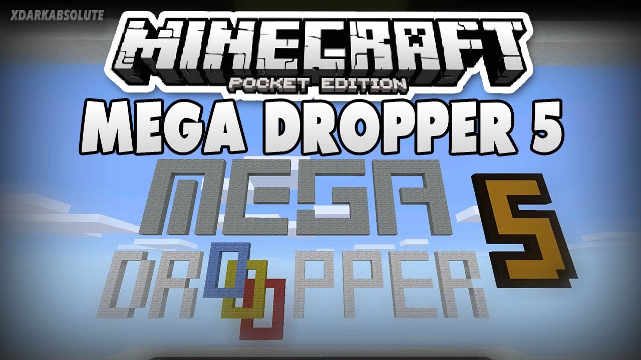 Minecraft PE - MEGA DROPPER 5 MINI GAME - Part 1 - YouTube