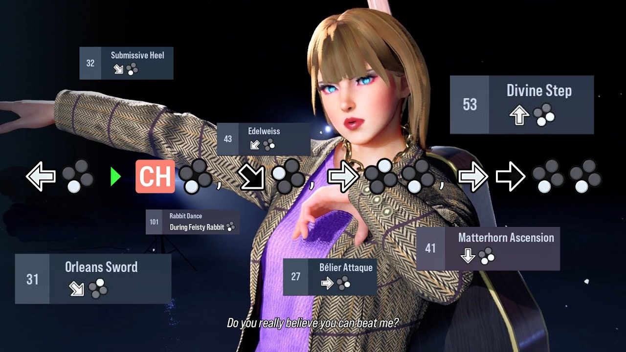 LILI Simple Combo Guide | TEKKEN 8: BnB's in (2:00 minutes) - YouTube