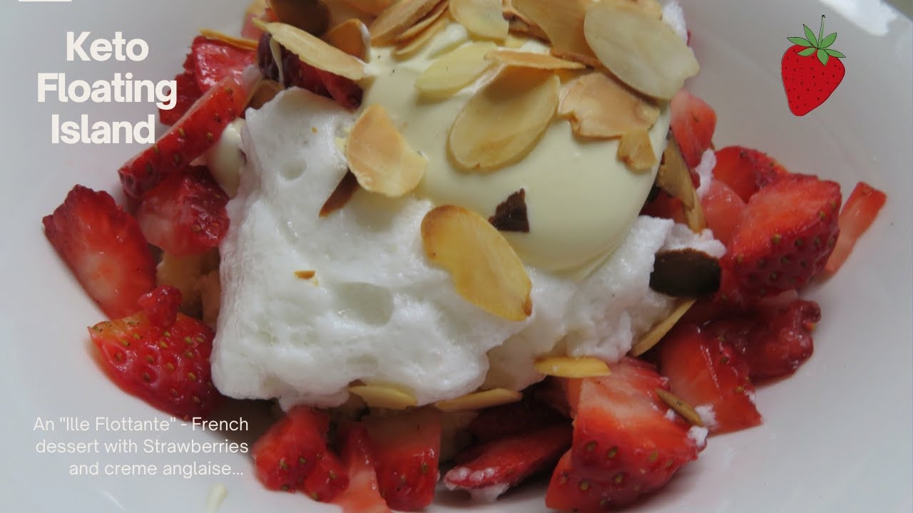 How to make a Keto Floating Island - "Ille Flottante" - YouTube