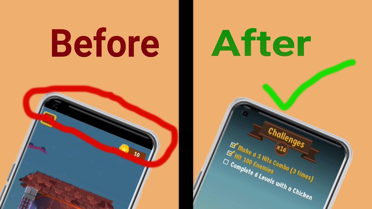 How to Set Full Screen Display in Android device | Play games in full ...