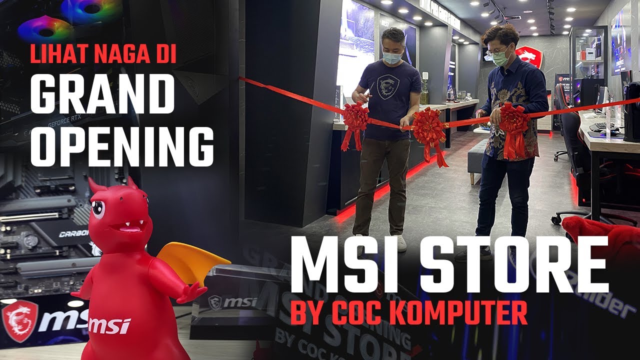 Grand Opening MSI Store by COC Komputer Di Mal Mangga Dua - YouTube