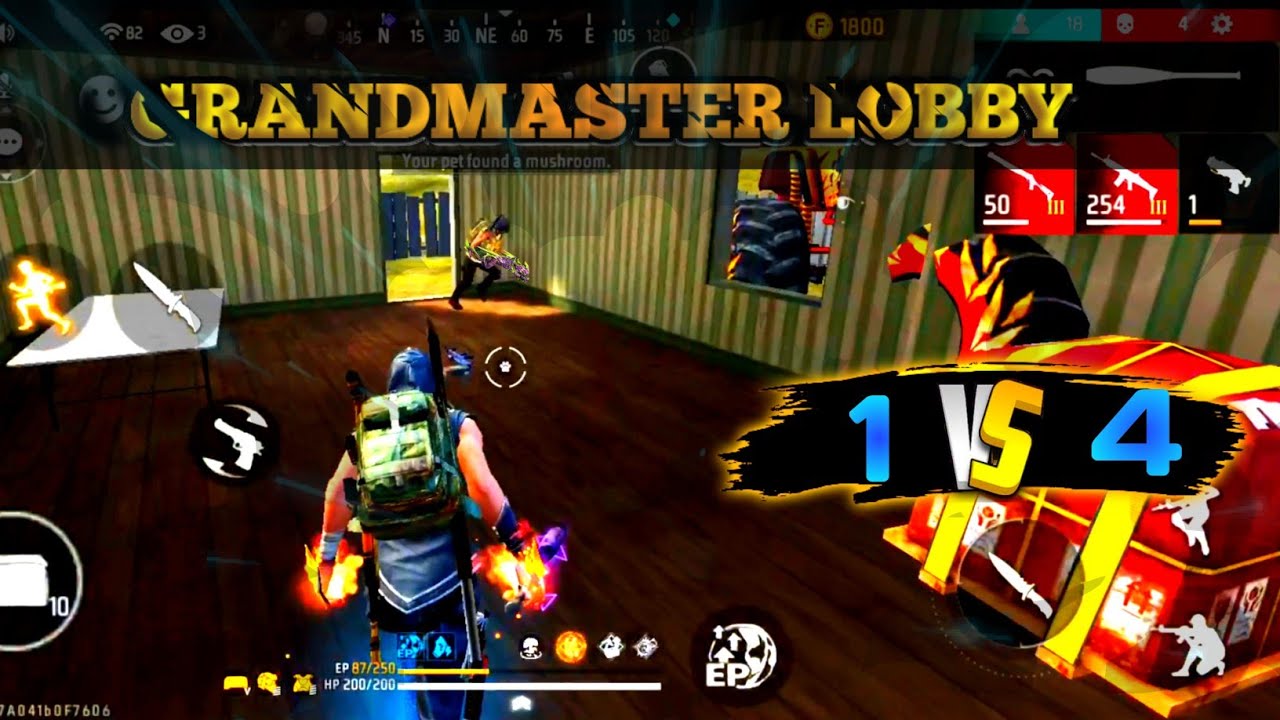 Hard Lobby free fire gameplay 💀 in master lobby 🗿 @TondeGamer ...