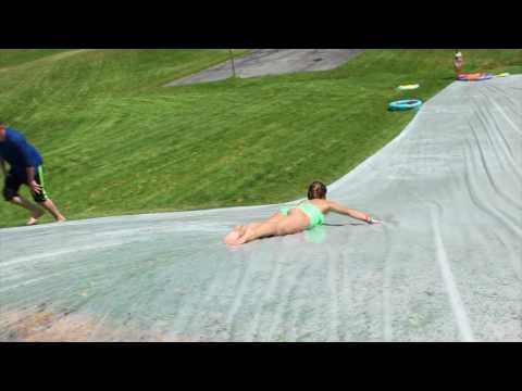 2017 Maine NYI Teen Camp Slip n Slide Sloane Belly Flops