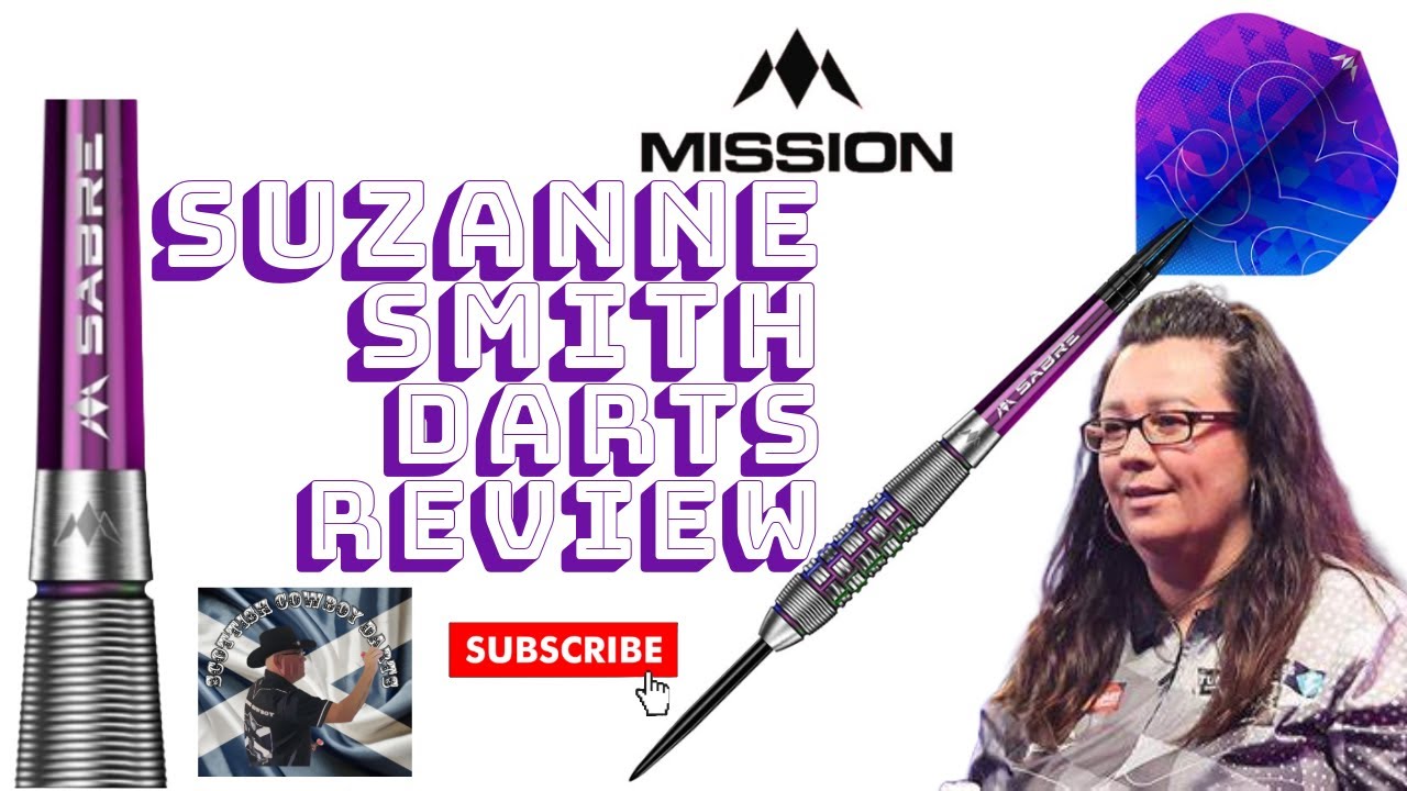 Mission Darts Suzanne Smith Darts Review - YouTube