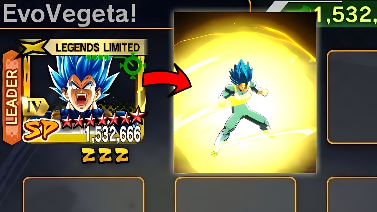 ZENKAI EVOLUTION VEGETA SHOWCASE!!! | DRAGON BALL LEGENDS - YouTube