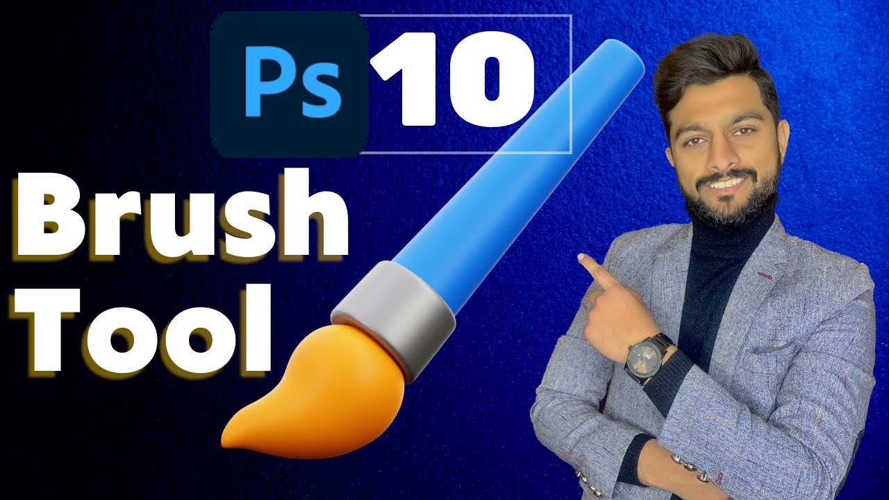 Adobe Photoshop Lecture 10 | Brush Tool | Graphic Designing For ...