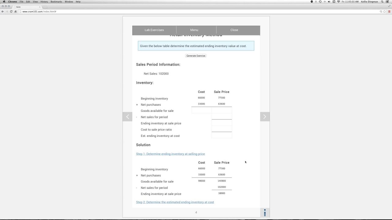 Retail Inventory Method - YouTube