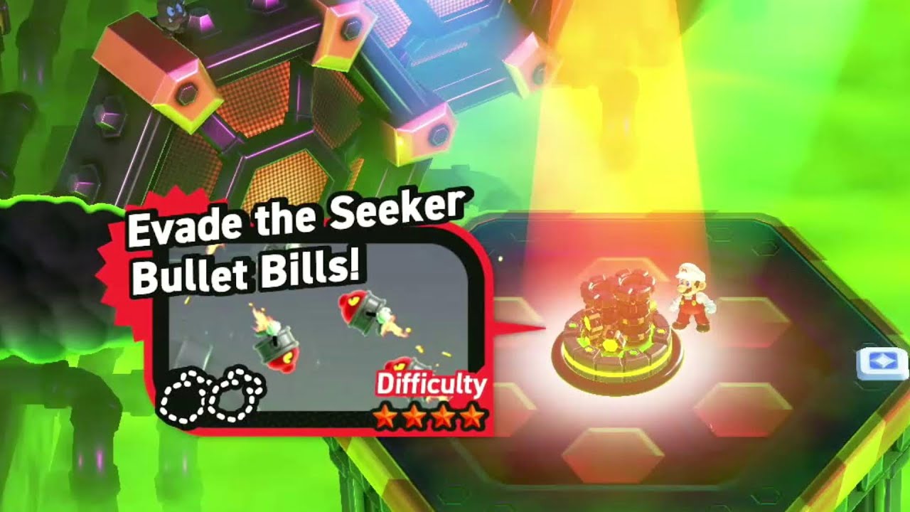 Super Mario Bros. Wonder Evade The Seeker Bullet Bills - YouTube