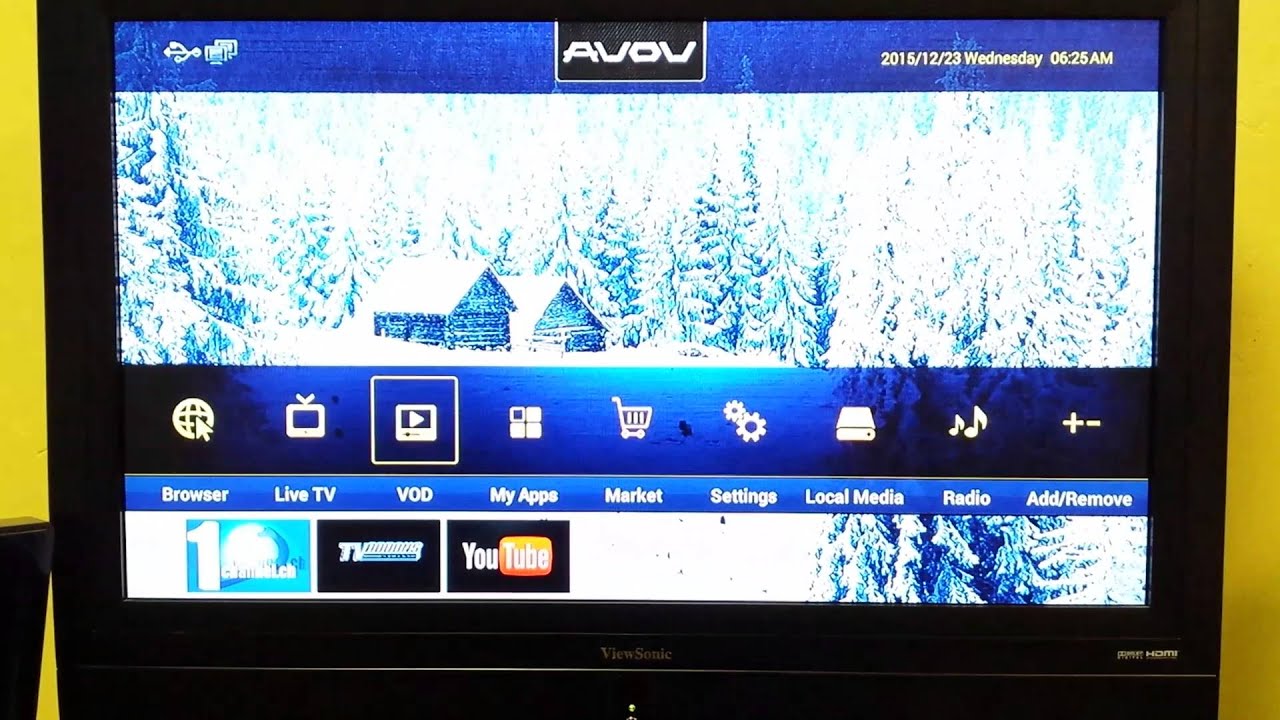 Android Avov IPTV KOXI HYBRID BOX - YouTube