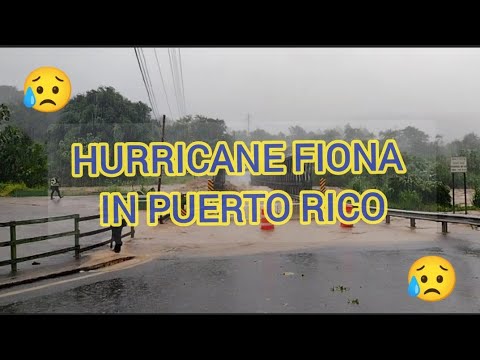 hurricane fiona now in my country Puerto Rico, may God bless everyone ...