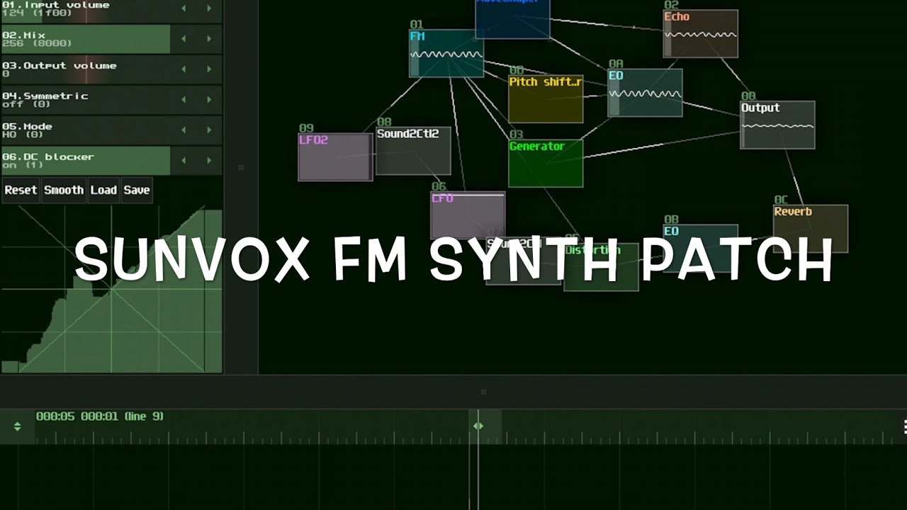 Inside the Sounds of Karmagally - A Sunvox FM Synth Patch - YouTube