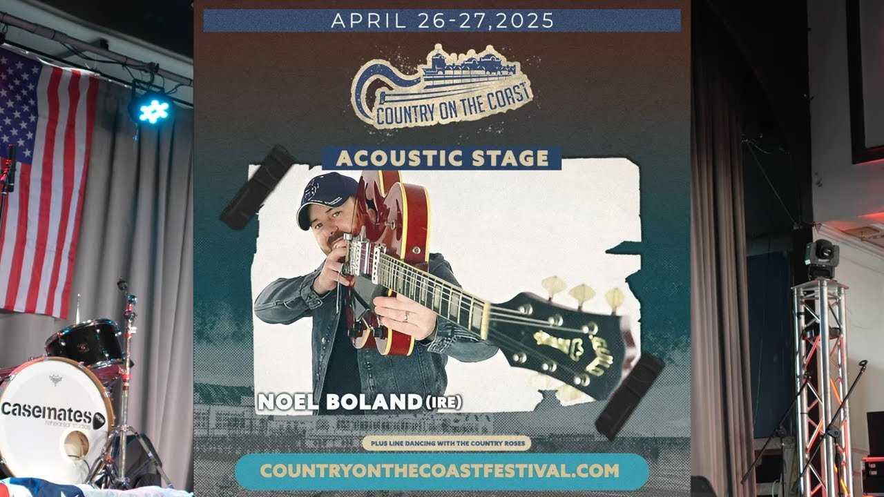 Noel Boland - Country on the Coast Main Stage 2025-4k-S - YouTube