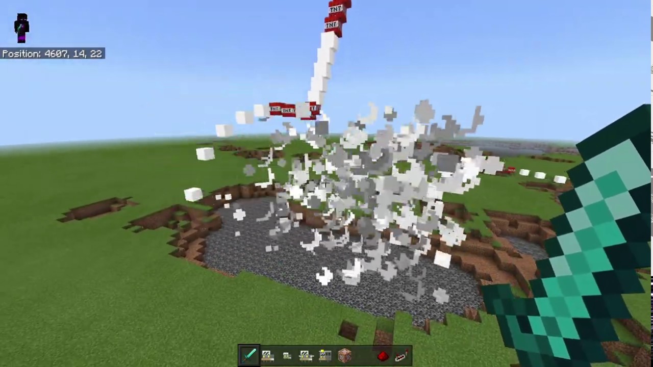 CRAZY MINECRAFT TNT CANNON EXPLOSIONS!!! - YouTube