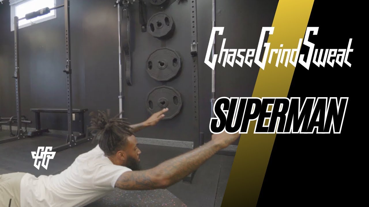 How to do Superman Exercise - Exercise Tutorial | ChaseGrindSweat App ...
