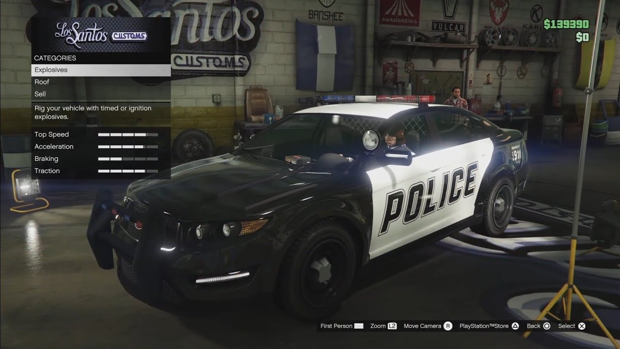 HOW TO BRING A POLICE CAR INTO LS CUSTOMS IN GTA ONLINE - YouTube