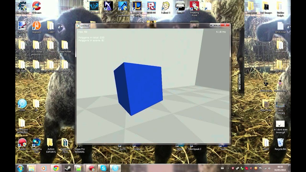 Love2D - 3D Rigid Body Physics in Lua - YouTube