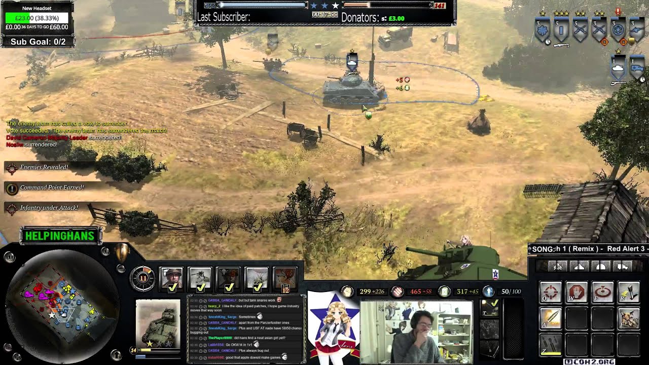 CoH2 - Fury Sherman - YouTube