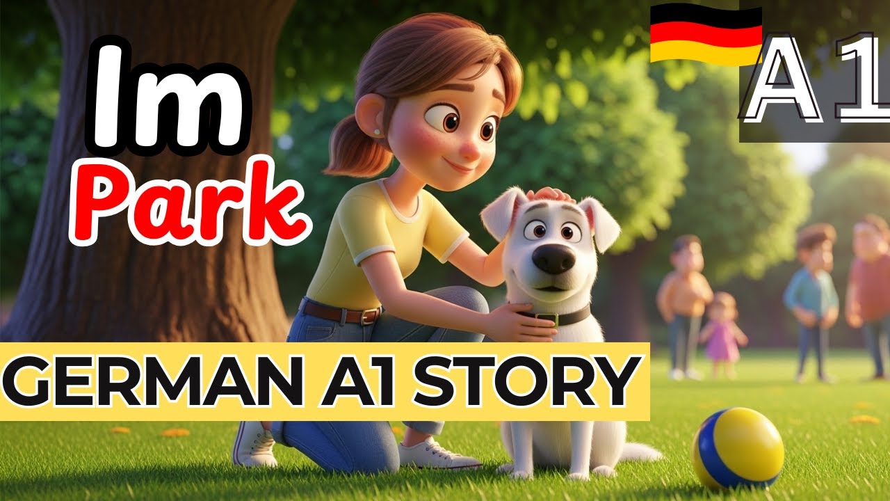Learn German: A1 German Story for Beginners | A fun day at the park ...