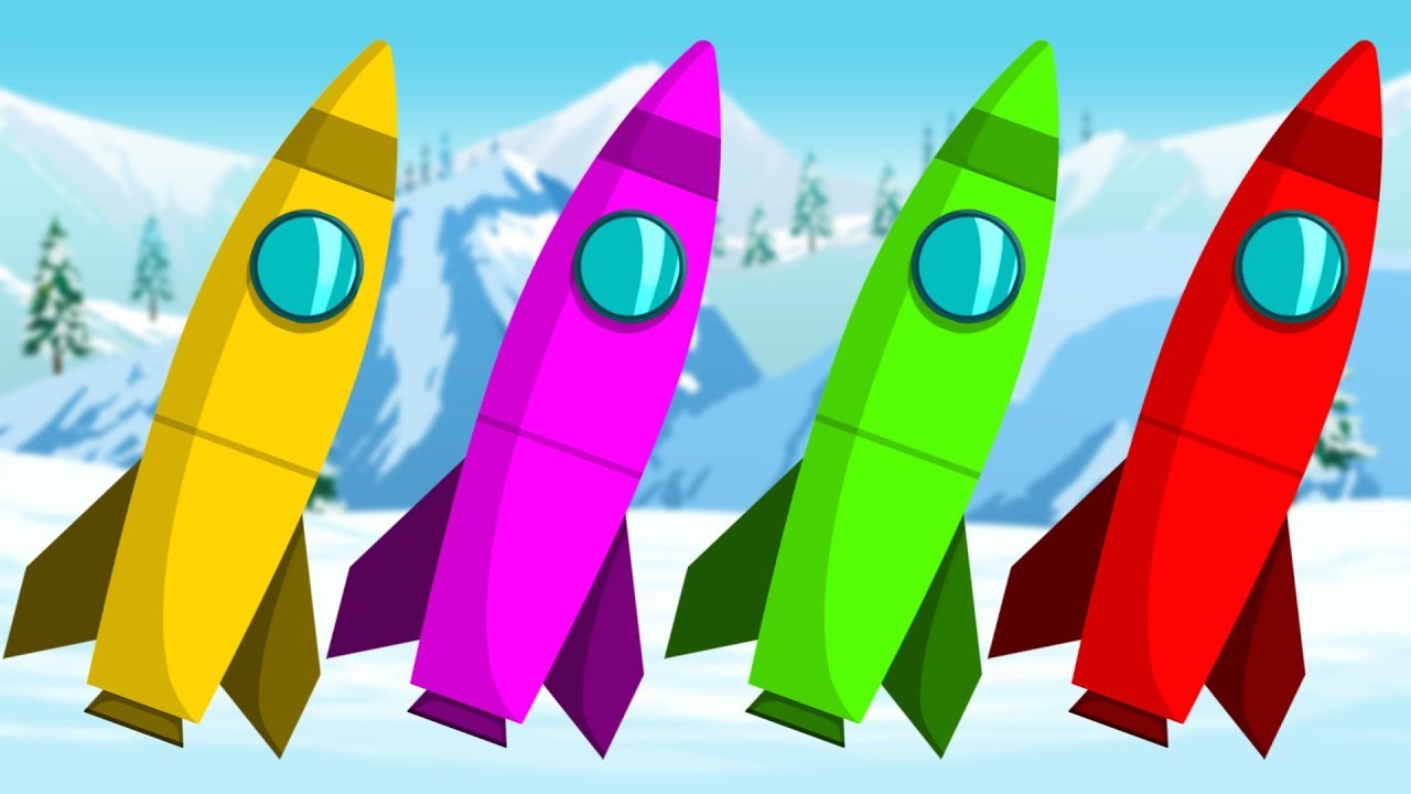 Rocket Launcher | Kids Colors | Video for Babies and Preschoolers - YouTube