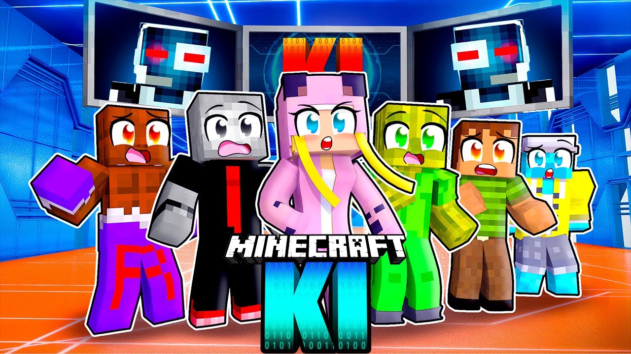 Die KÜNSTLICHE INTELLIGENZ... BEOBACHTET uns! Minecraft K.I. - YouTube