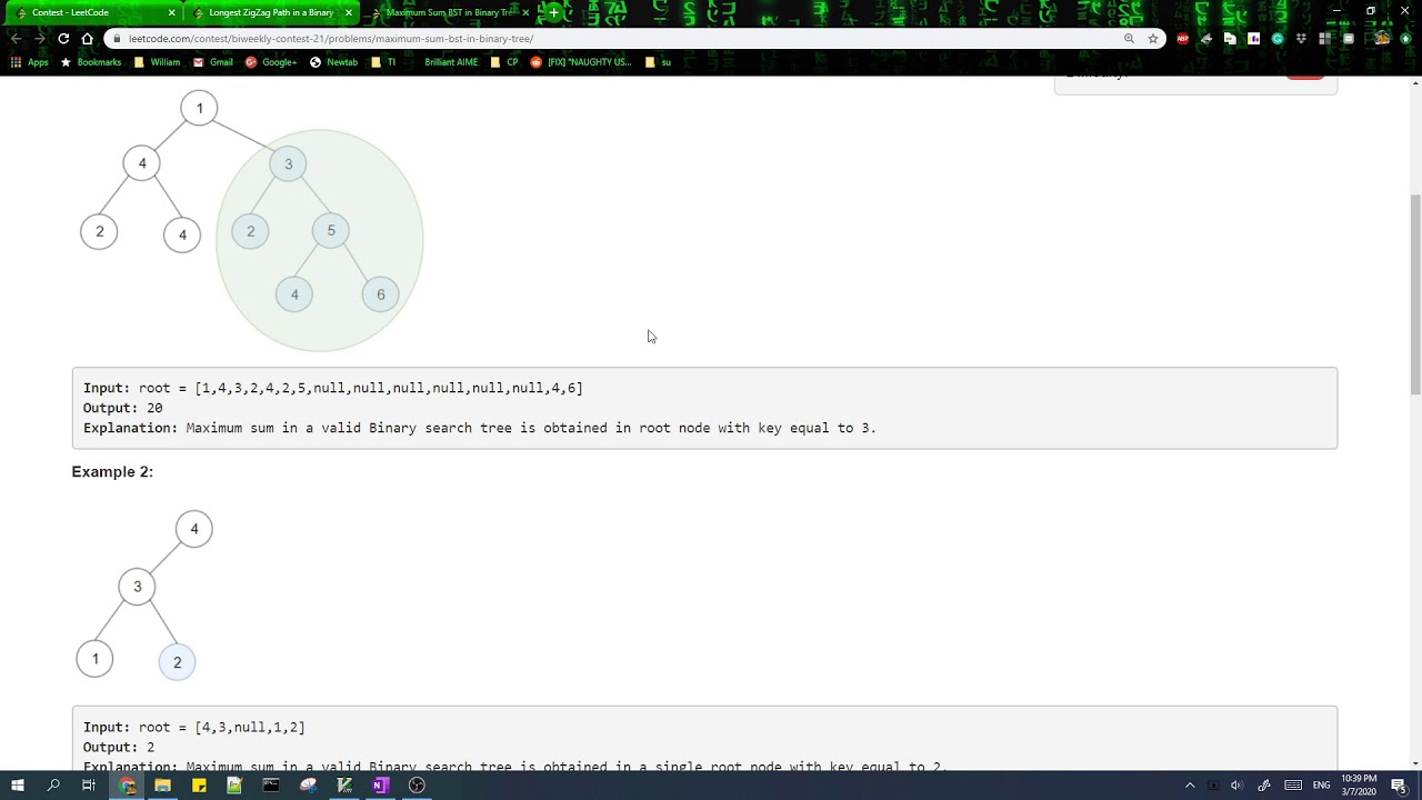 Leetcode Biweekly Contest 21 15th Explanations Youtube 3684