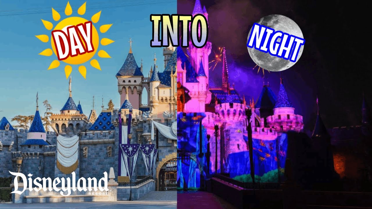 Day Into Night @ Disneyland Park! Following Magic Happens, Toontown & More! 4K Twilight Tour ...