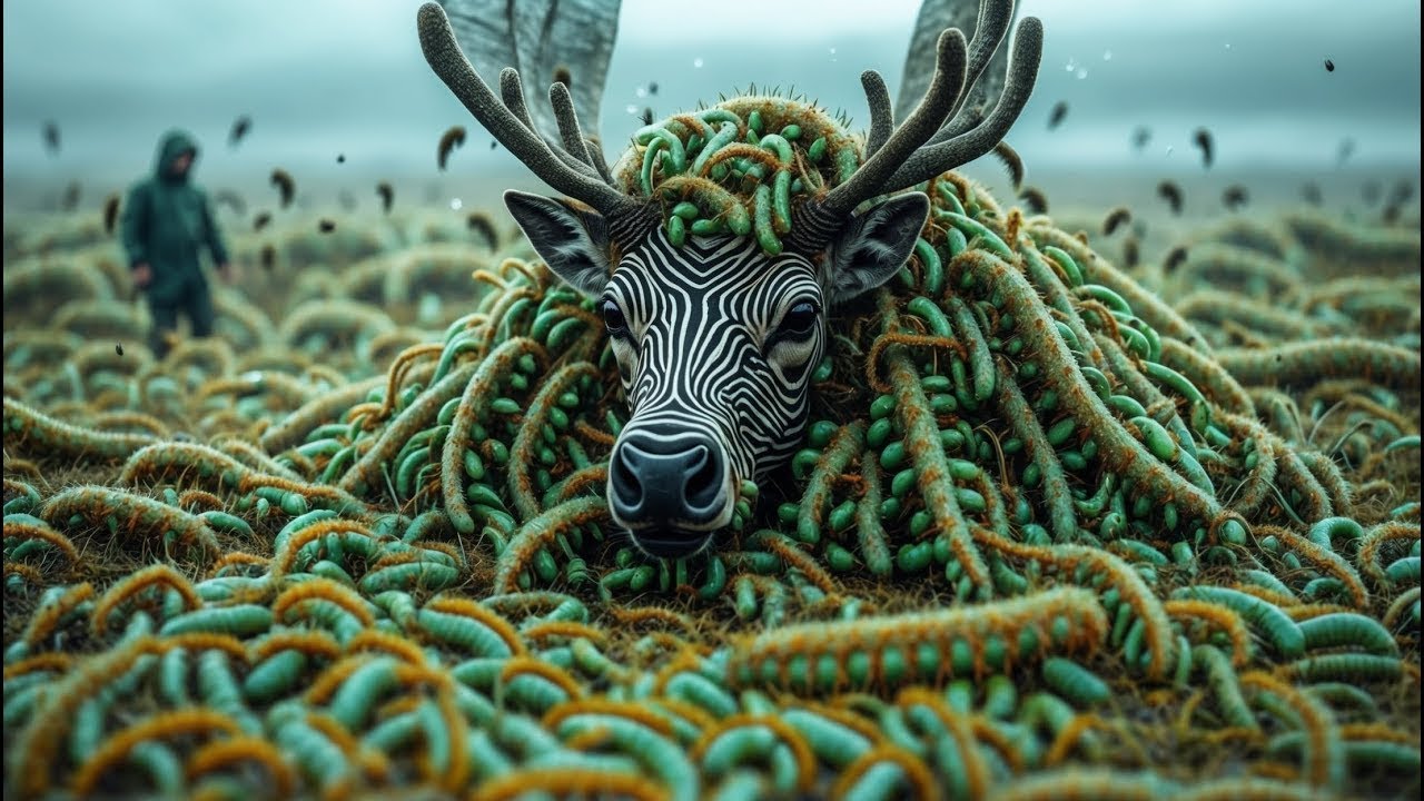 Rescuing a White Horse Covered in Honeycomb-like Fur | Amazing Arctic ...