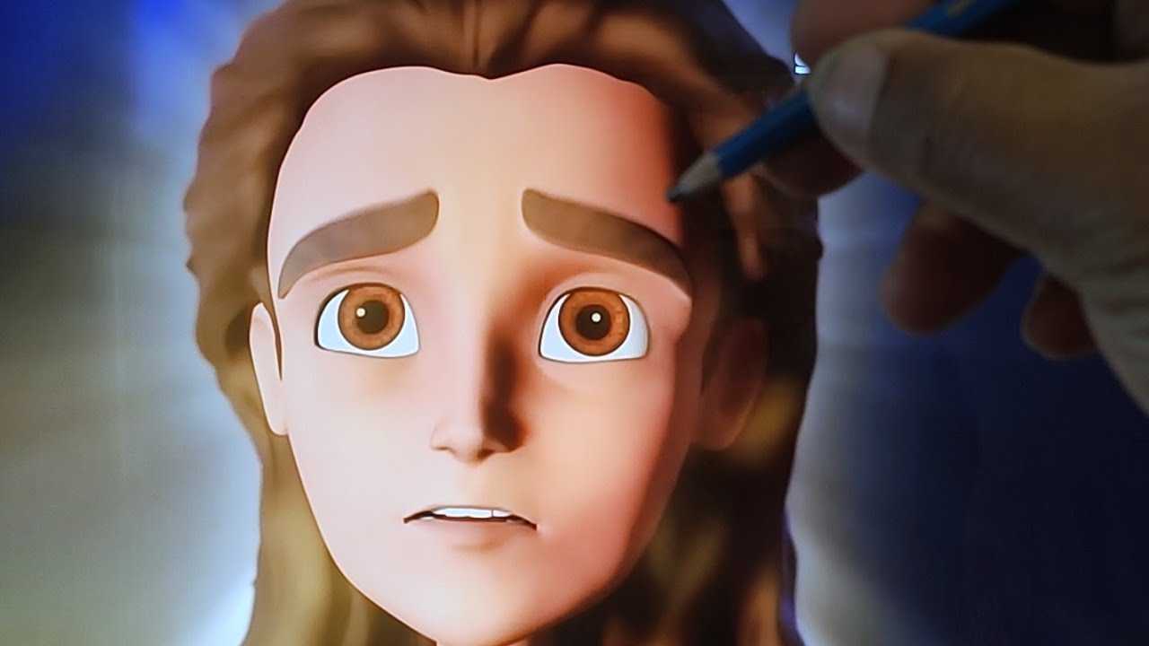 How to draw young Samuel from Superbook - YouTube
