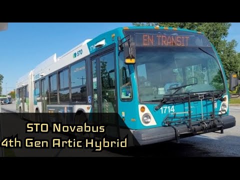 STO Novabus LFS 4th gen artic hybrid - YouTube