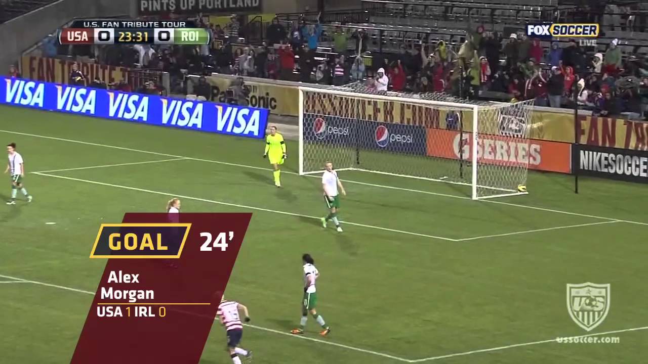 WNT vs. Republic of Ireland: Alex Morgan First Goal - Nov. 28, 2012 ...