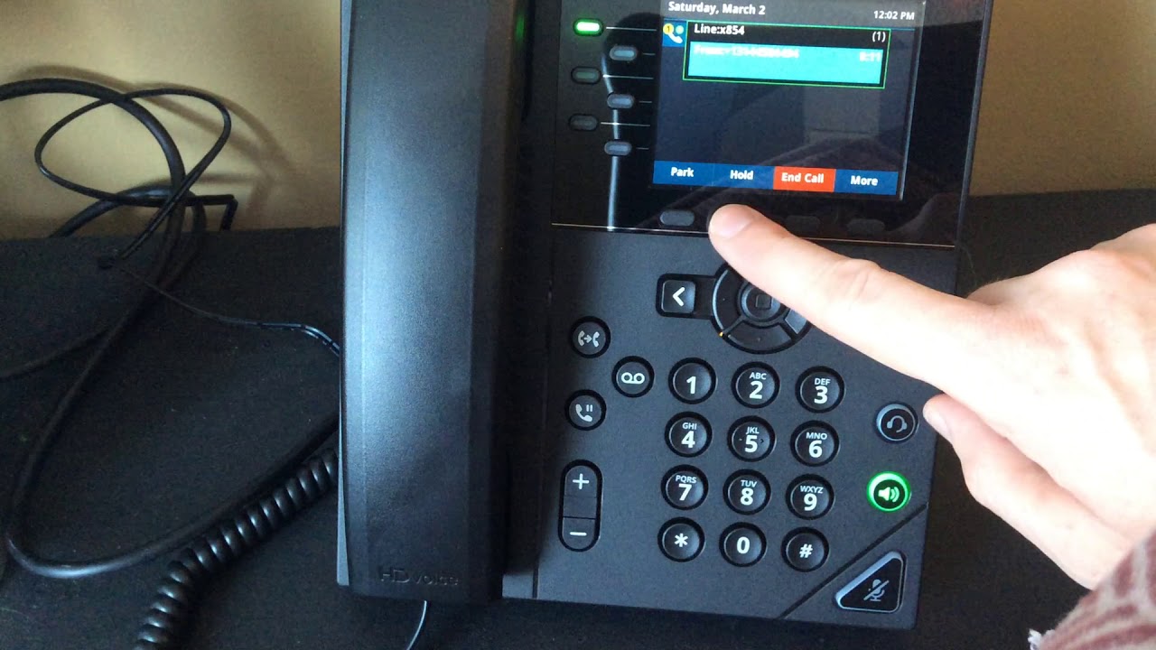 VVX 350 Hold Tutorial - YouTube