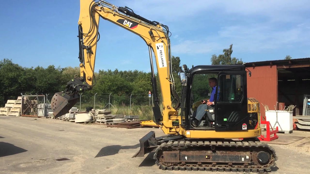 Cat 308D 9 tons Gravemaskine - YouTube