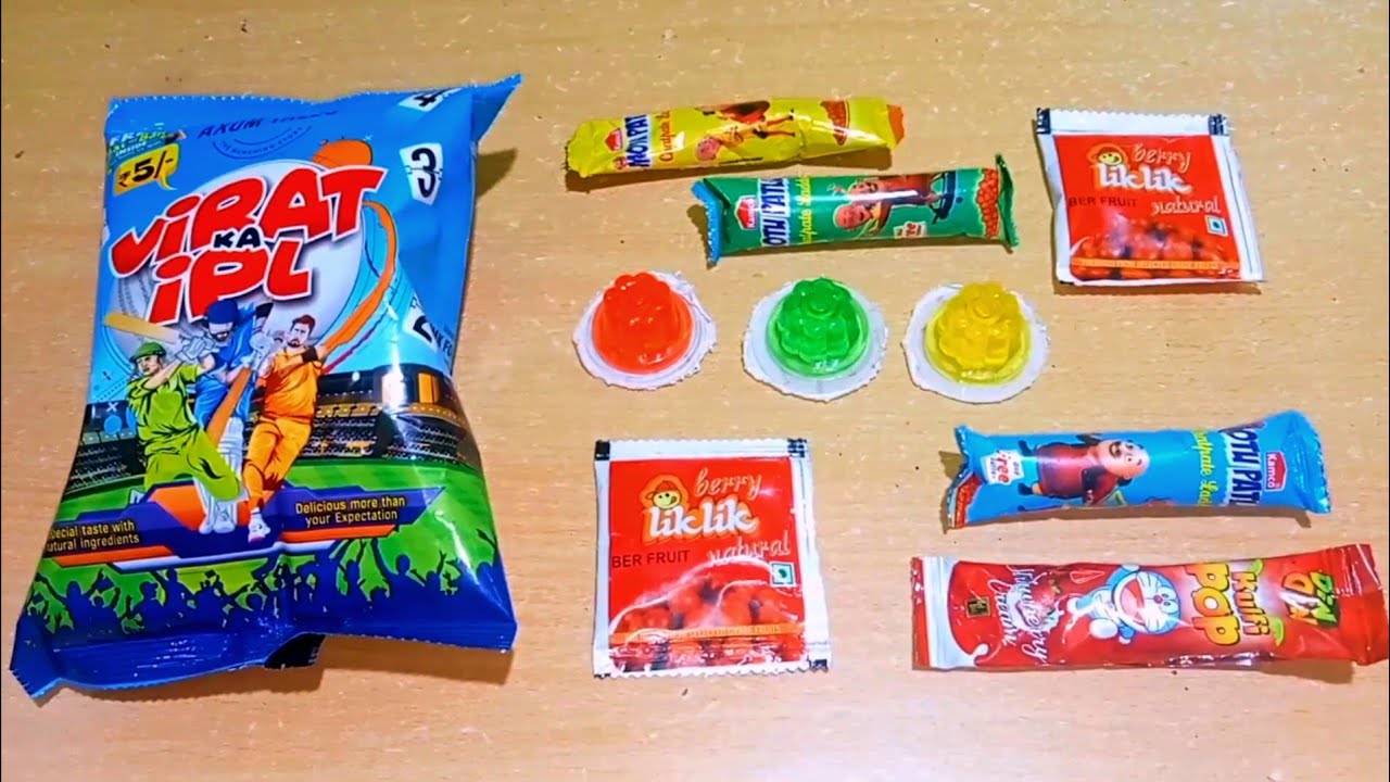 "Magical Snack Adventure: Unboxing Colorful Treats, Jellies, Lollipops ...