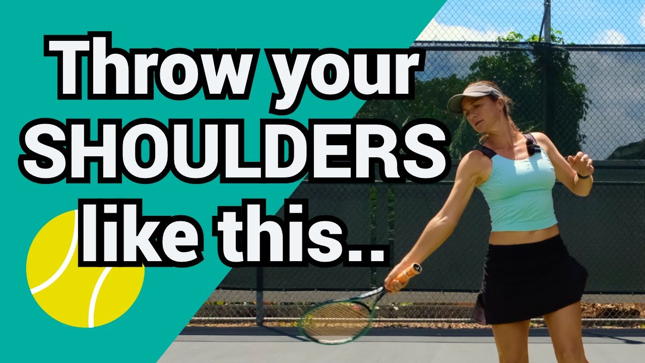 How to learn shoulder rotation in tennis - YouTube