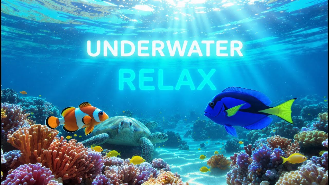 Relaxing Ocean Waves 🌊 The Beauty of Sea Animals in Stunning 4K vol44 ...
