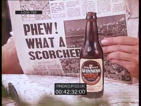 IL004 762 Guiness Phew What A Scorcher Summer 1976 - YouTube