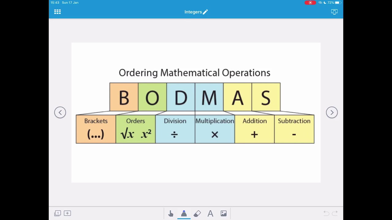 BODMAS and integers - YouTube