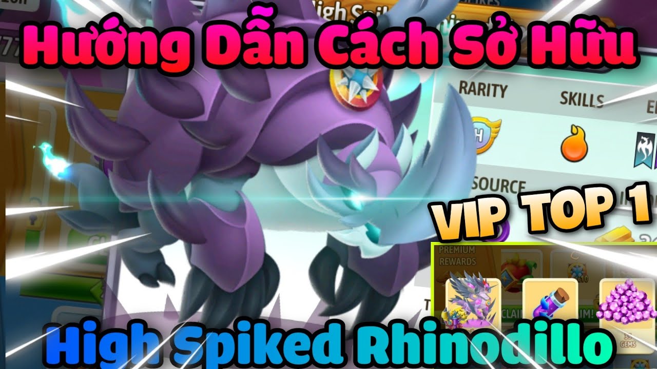 Dragon City Hướng Dẫn : Tổng Hợp Cách Sở Hữu High Spiked Rhinodillo Màn ...