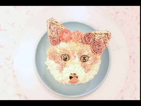 Buttercream Fox Cake - YouTube