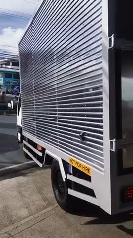 FABRICATED CLOSE VAN 14FT. POWERED BY 4HF1 - YouTube