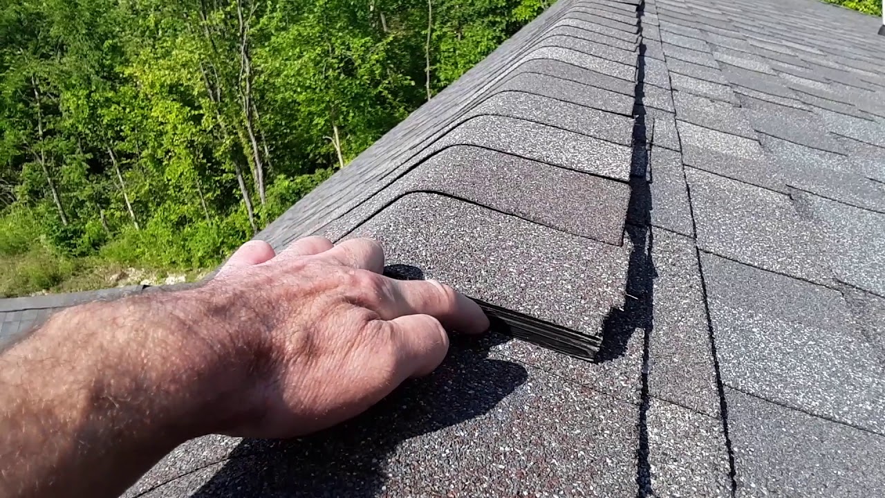 Ridge Venting at Roof Improperly Installed on NEW construction - YouTube