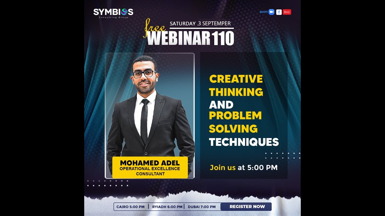 Creative Thinking and Problem Solving Techniques- Webinar 110 - YouTube
