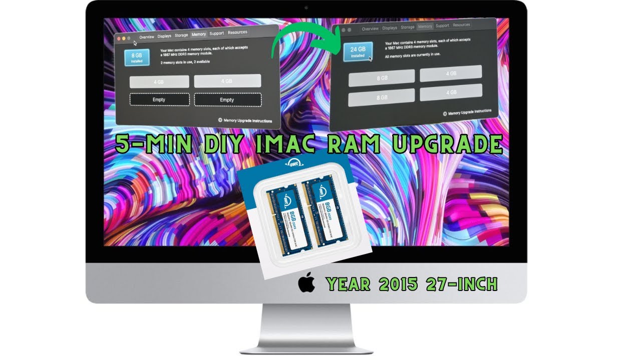 27-inch iMac(Late 2015) RAM upgrade in year 2023? Easy and Save ...